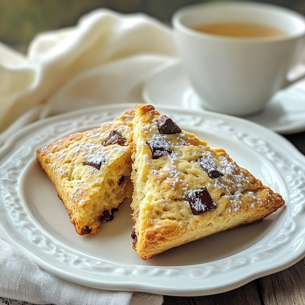 Chocolate Chunk Scones Irresistible and Easy Recipe - Recipe Website